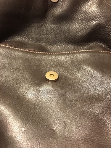 Plinio Visona Genuine Leather Shoulder Handbag Purse Brown Made in ...