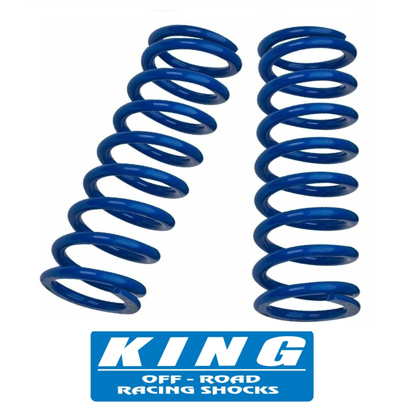 King Shock Pair of Coil Springs 2.5 ID in 10" Length in 500 lb. SPR25 ...