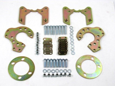 Ford 9'' Gm Metric DISC Brake Caliper Brackets w/ Hardware Zinc C20571 ...