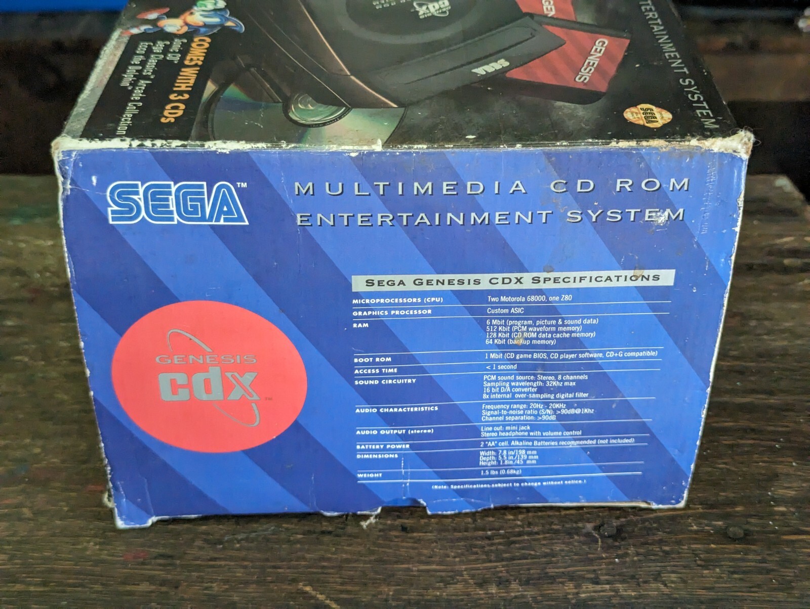 Sega CDX Console CIB Complete In Box Tested & Working Genesis CD Rare ...