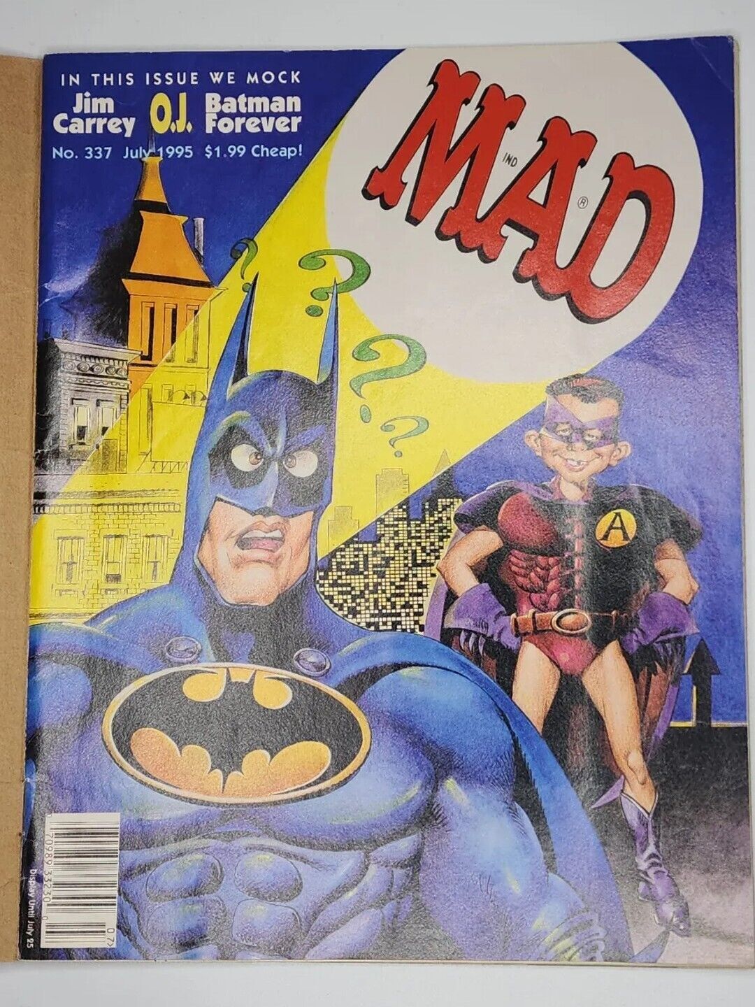 1995 MAD Magazine No.337 July Batman Forever Edition O.J. M 209 | eBay