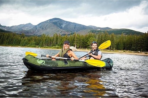 Sevylor Colorado 2-Person Inflatable Fishing Kayak with Paddle & Rod ...