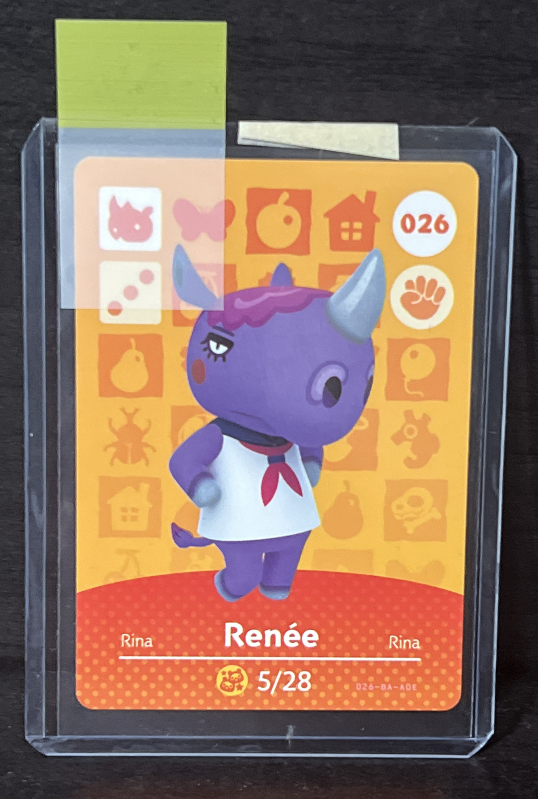 Renée (#026) Authentic Animal Crossing - Series 1 amiibo card | eBay