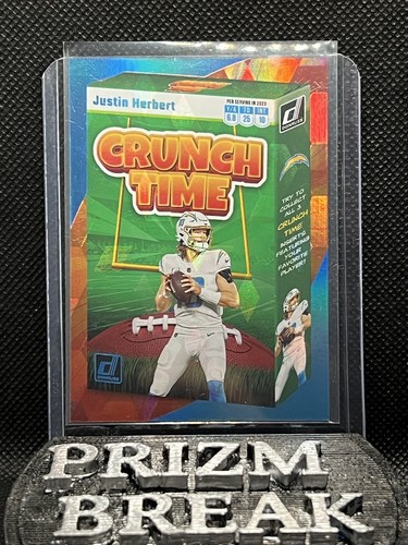 2023 Panini Donruss - Crunch Time Justin Herbert #CT-2 Cubic /50 for ...