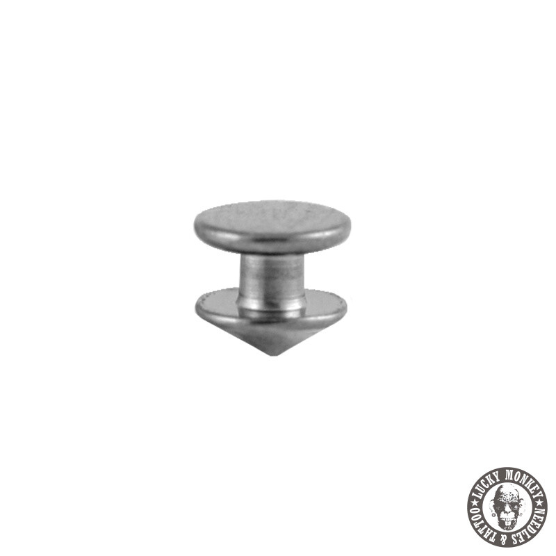 16G IMPLANT GRADE TITANIUM SKIN DIVER SPIKE DERMAL ANCHOR SURFACE BODY ...