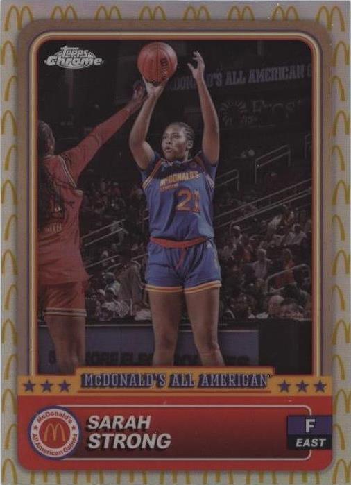 2024 Topps Chrome Mcdonald's All American - Sarah Strong #10 Mcdonald's ...