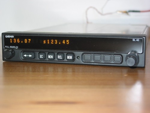GARMIN SL-40 VHF COM RADIO !!! APOLLO SL40 TRANSCEIVER !!! P/N 430-6040 ...