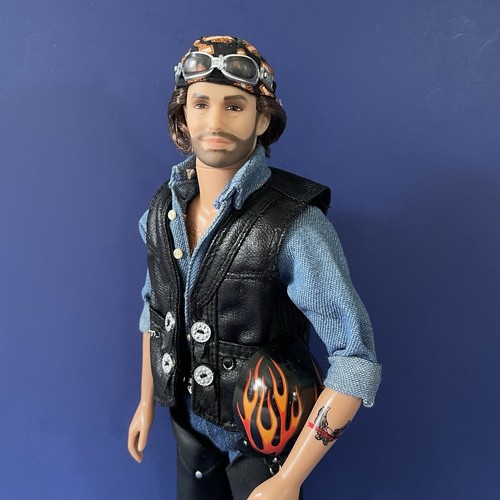 Harley Davidson Motor Cycle Ken Barbie Biker Doll 1999 Mattel | eBay
