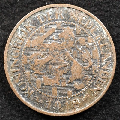 Netherlands 1 Cent 1918, Coin, Inv#G777 | eBay