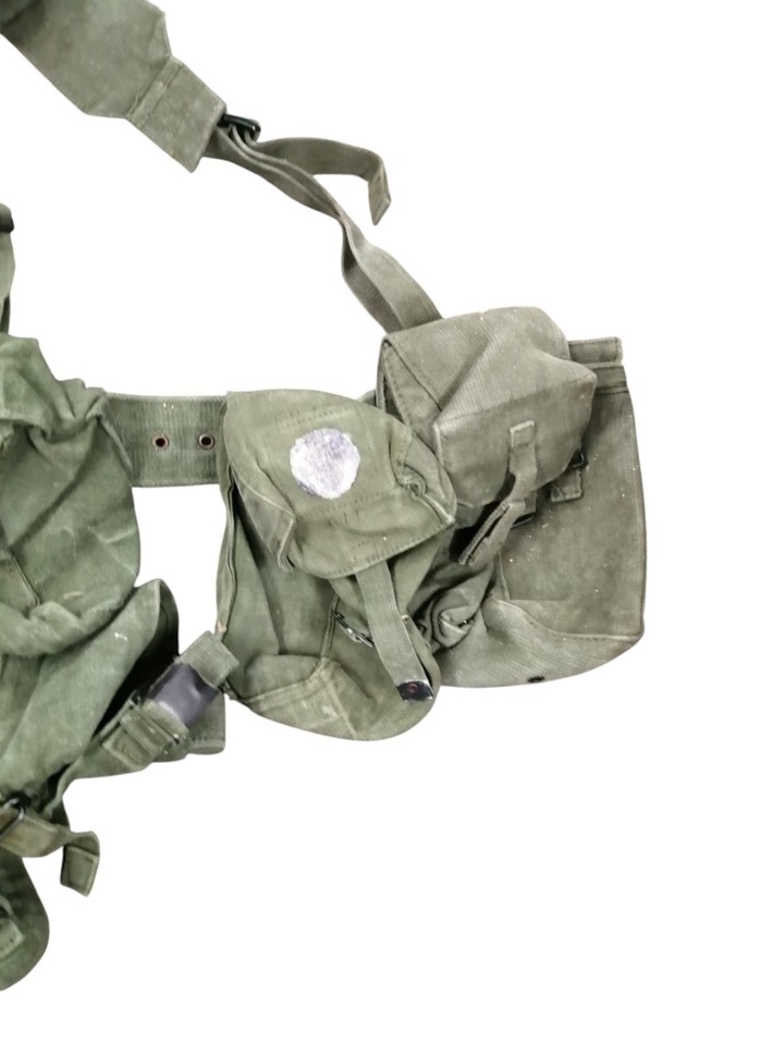 British Army 58 Pattern Webbing Set Pouches Belt Yoke Rig System 38 ...