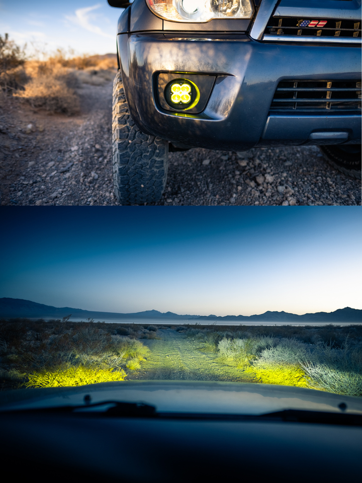 Toyota 4Runner Pod Fog Lights Yellow (2006-2009) | eBay