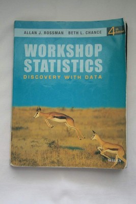 Workshop Statistics: Discovery with Data 9780470542088| eBay