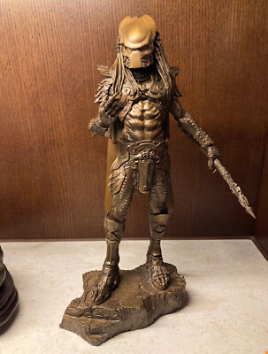 Bronze Predator king figure Double form 38cm statue Handmade Fine ...