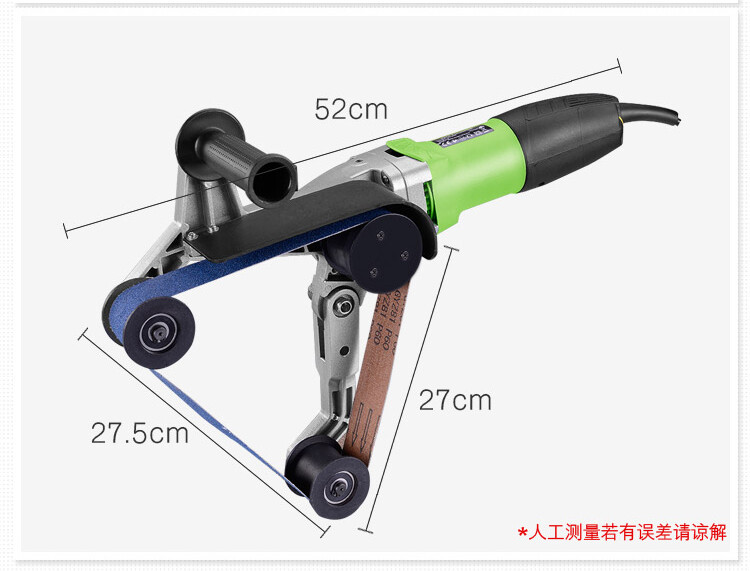 Three-wheel Belt Sander Circular Tube Polishing Machine Pipe Tube ...