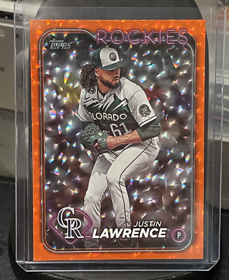 2024 Topps Series 1 JUSTIN LAWRENCE Orange Foil Parallel 3/299 | eBay