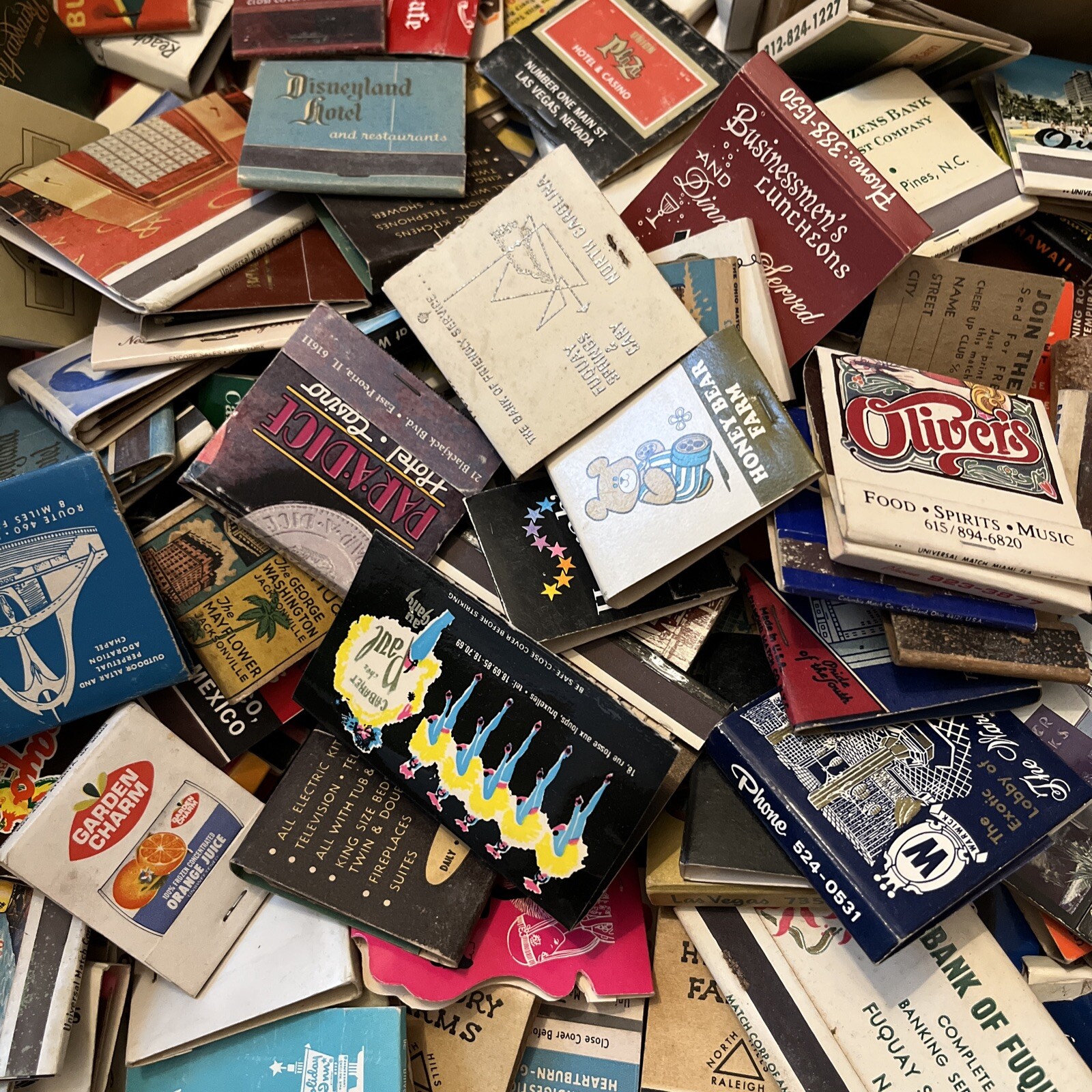 Matchbook Collection Lot Of 75 Used Vintage With No Duplicates ...