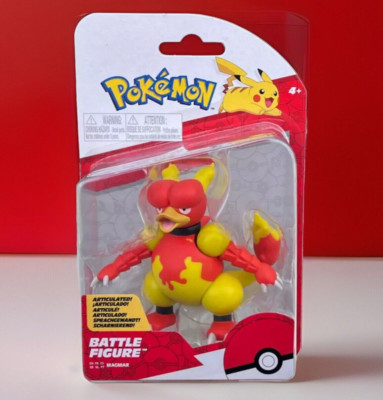 POKEMON MAGMAR BATTLE FEATURE FIGURE SET WICKED COOL TOYS **BRAND NEW ...