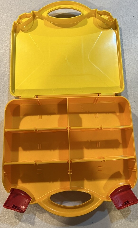 Yellow LEGO Travel Minifigure Vehicle Carrying Case New | eBay