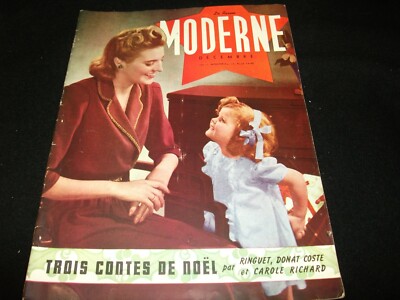 LA REVUE MODERNE DECEMBER 1941 RARE VINTAGE FRENCH QUEBEC MAGAZINE° | eBay