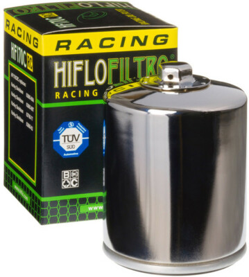 Hi Flo Racing Oil Filters For V-Twin Chrome, Long HF170CRC | eBay