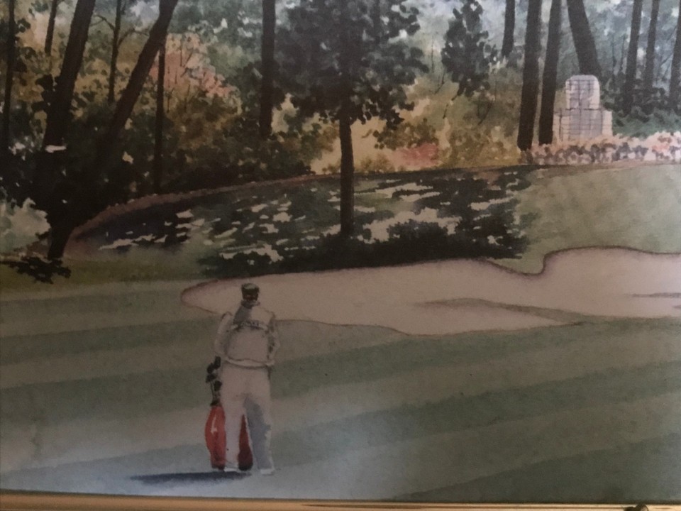 Augusta's No.10 Hole by Paula (P.M.) Fitzpatrick Ltd Ed. Signed ...