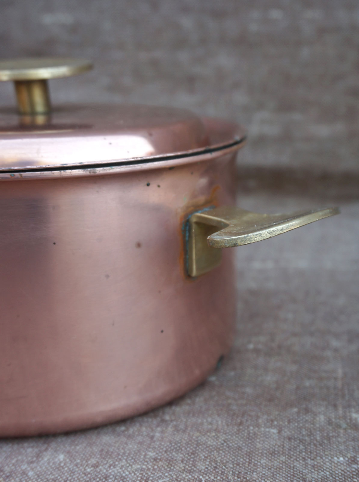 Belgium Cookware Tinned Copper Cocotte Stew Pot 6 3/4" Vanstahl | eBay
