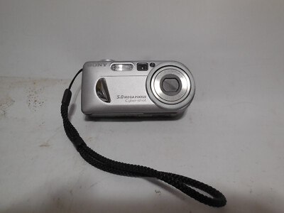 Sony Cyber-shot DSC-P10 5.0MP Digital Camera Grey UNTESTED As-is ...