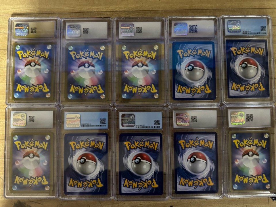 (25 Card Graded Lot) Pokemon PSA BGS CGC HGS AGA GMS ($600 Value ...