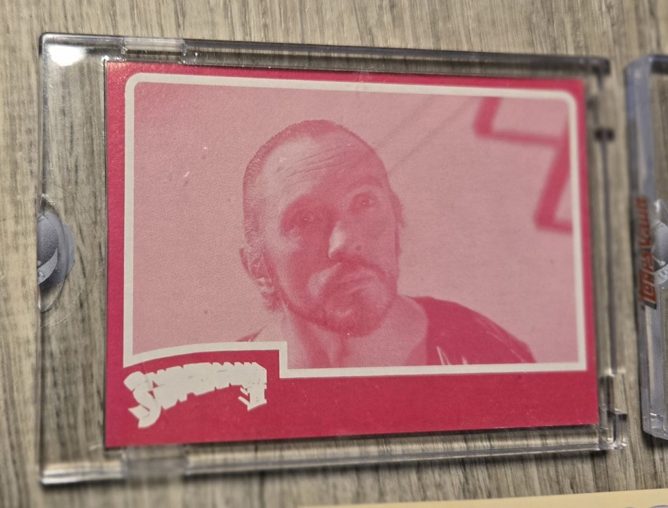 Superman 2 Color Topps Vault Proof Cards #60 General Zod Terence Stamp ...