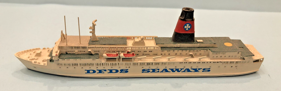 Albatros #112 Denmark Ferry Ship Dana Anglia 1978 Waterline Model ...