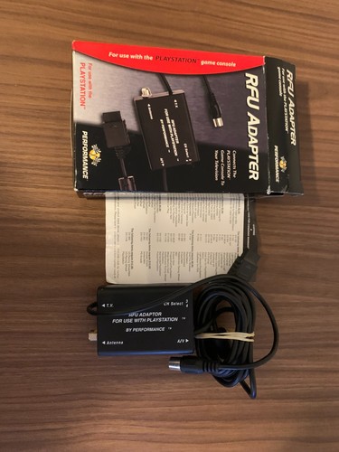 RFU Adapter For Playstation 1 by Performance in Box | eBay