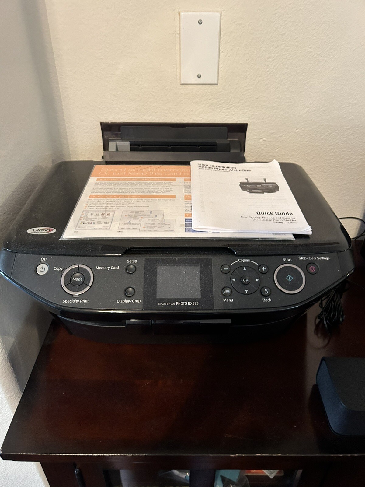 Epson Stylus Photo RX595 All-In-One Inkjet Printer 10343866157| eBay