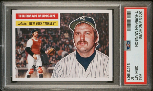 2023 Topps Archives Baseball Thurman Munson Card #23 PSA GEM MT 10 | eBay