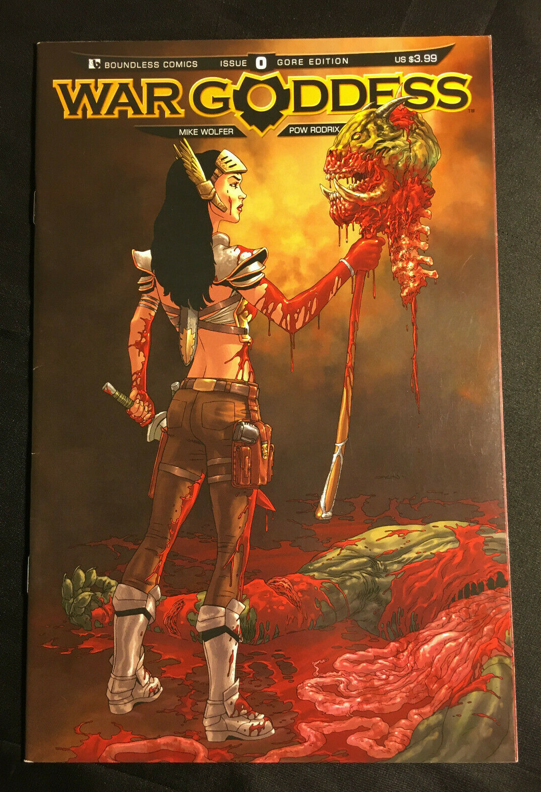 WAR GODDESS 0 VARIANT GORE JACEN BURROWS BOUNDLESS VF/NM V 1 LADY DEATH ...