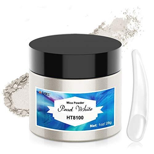 Mica Powder Pigment - Pearl White - 1oz Bottle - Cosmetic Grade ...