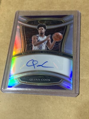 2020-21 Select Basketball Quinn Cook Signature Selections Auto | eBay