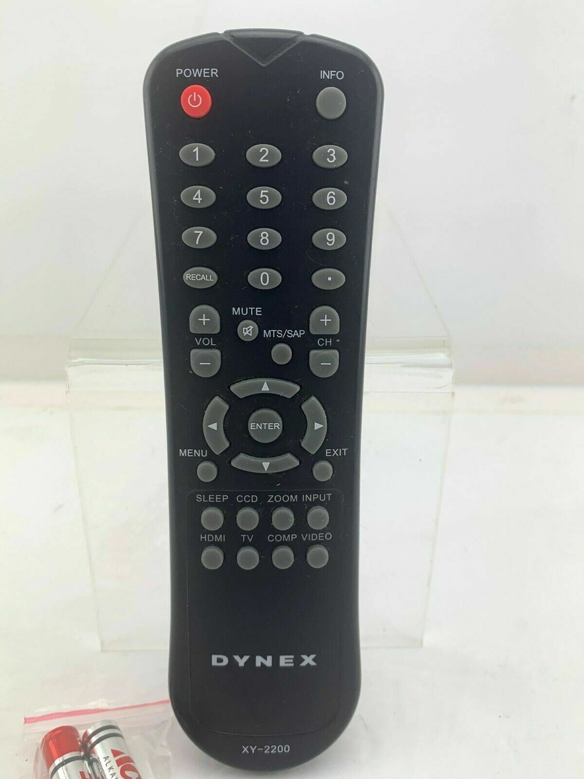 Dynex XY-2200 TV Replacement Remote Control For DX-L24-10A DXL2410A DX ...