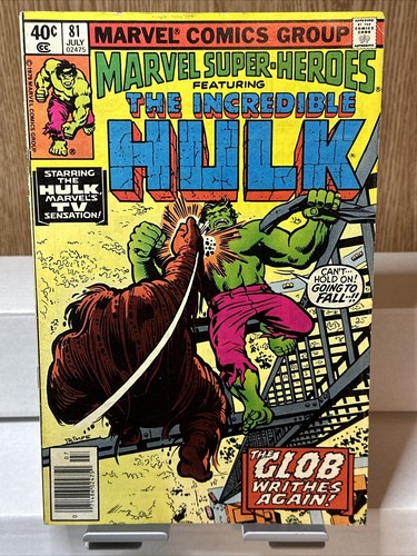 Marvel Super Heroes The Incredible Hulk #81 Glob Writhes Again! Comics ...
