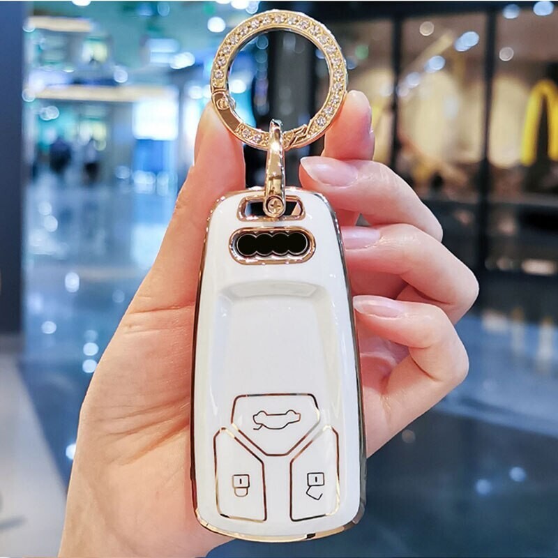 Protector cover AUDI new shape smart key Q7 RSQ7 TT A4-B9 A5 Q5 2018 ...