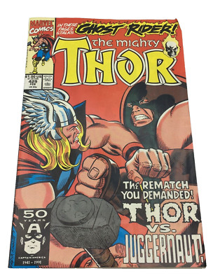 Marvel Comics The Mighty Thor Ghost rider The Mighty Thor #429 1991 | eBay