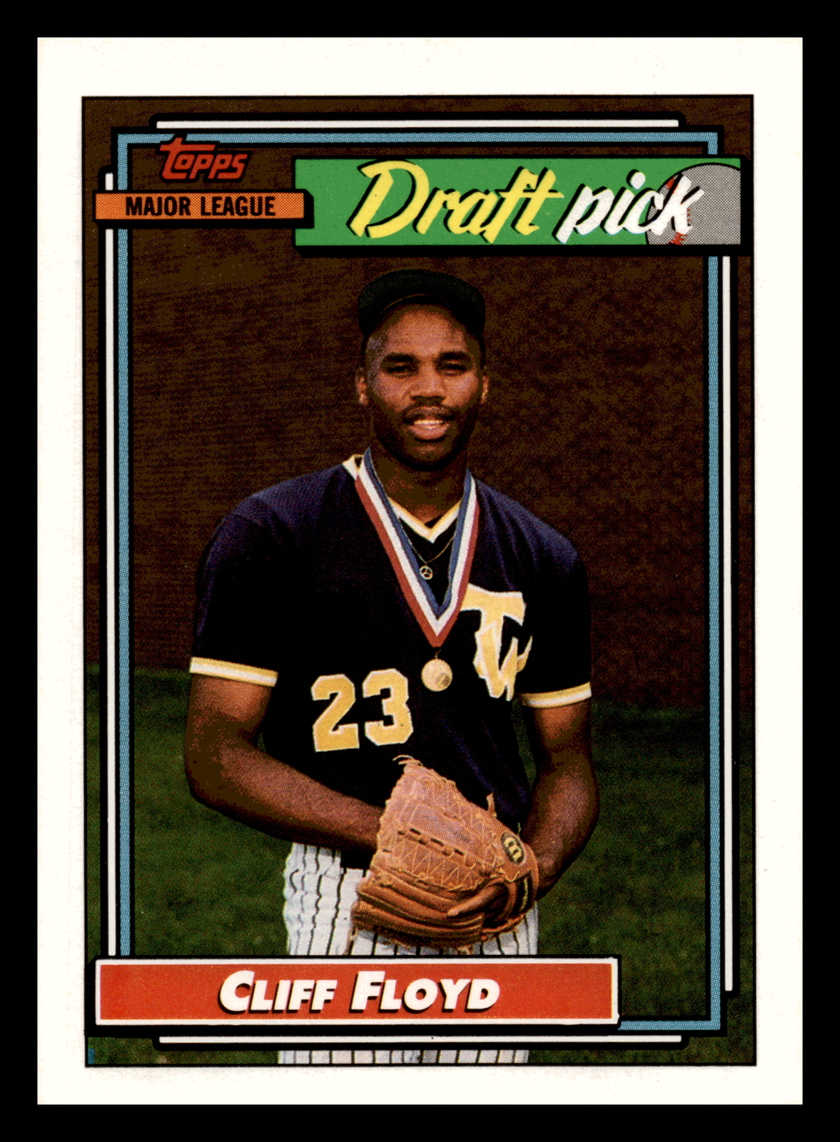 1992 Topps Cliff Floyd RC Rookie Draft Pick #186 Centered Mint | eBay