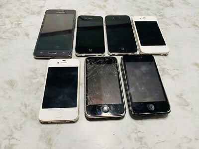 Lot of 7 Various Apple iPhones (AS-IS, UNTESTED iPhone And Samsung | eBay