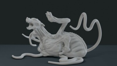 The Thing The Kennel Dog Monster + Bonus Infected Dog John Carpenter 3D ...