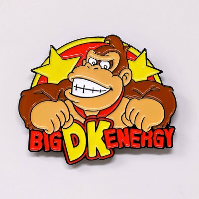 Donkey Kong Big DK Energy Enamel Pin | eBay