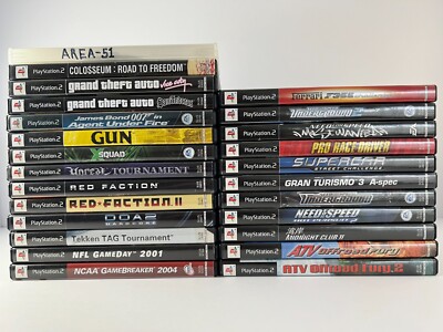SONY PS2 VIDEO GAMES BUNDLE! Manuals Included | eBay