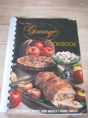 The New Grange Cookbook 1970 Virginia State Grange Spiralbound ...