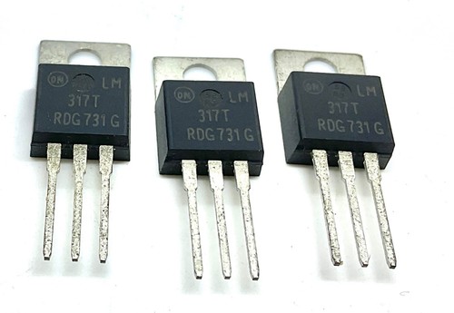 3 PCS LM317T LM317 3 Pin Variable Voltage Regulator 1.2-37V 1.5A TO-220 ...