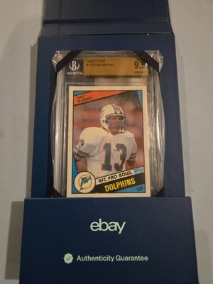 Dan Marino 1984 Topps RC Rookie 123 BGS 9.5 Ebay Authenticated | eBay