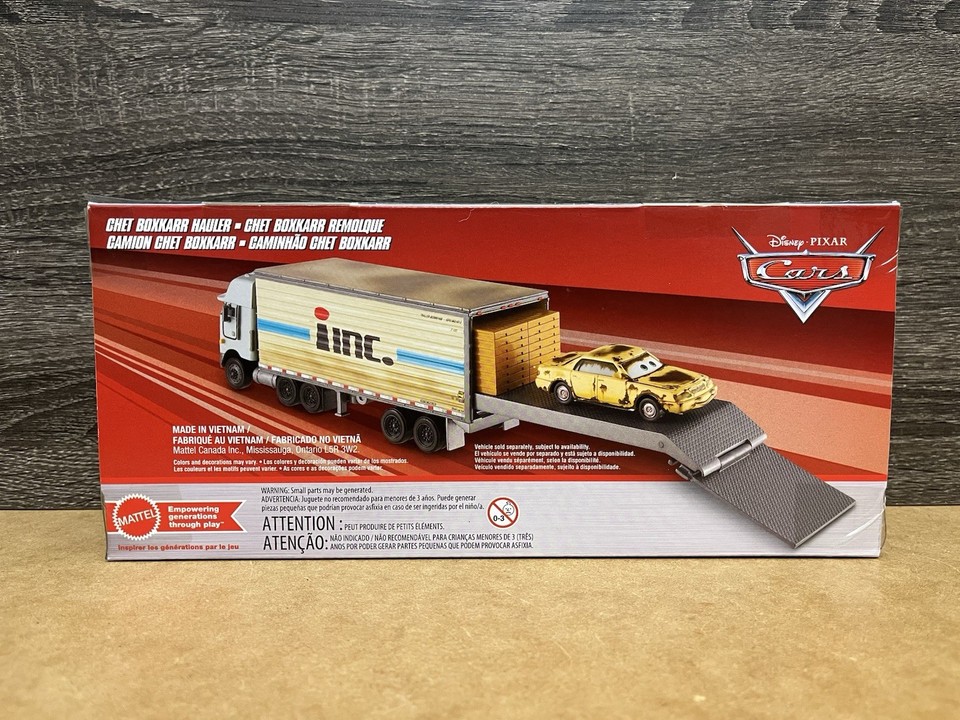 Disney Pixar Cars Haulers CHET BOXKARR HAULER (Boxkaar) Brand New ...
