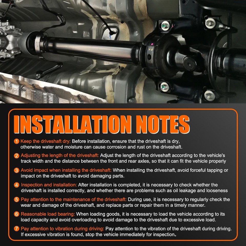 Rear Driveshaft Prop Shaft Assembly for Jeep Grand Cherokee 2014-2019 3 ...